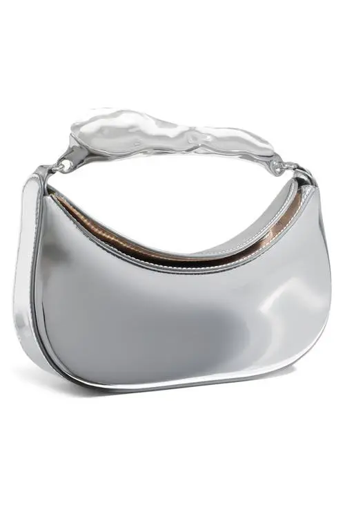 Alexis Bittar Water Stone Top Handle Bag - Chrome