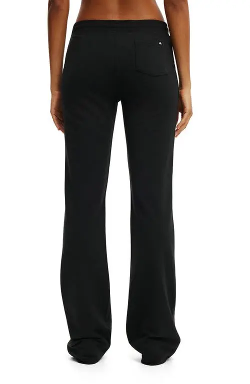 Cotton:on Active Stretch Modal Fleece Bootleg Sweatpant - Black