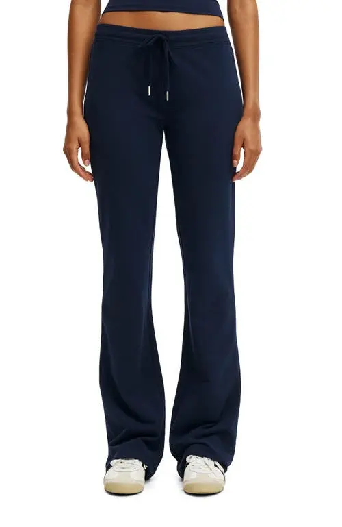 Cotton:on Active Stretch Modal Fleece Bootleg Sweatpant - Prep Sport Navy