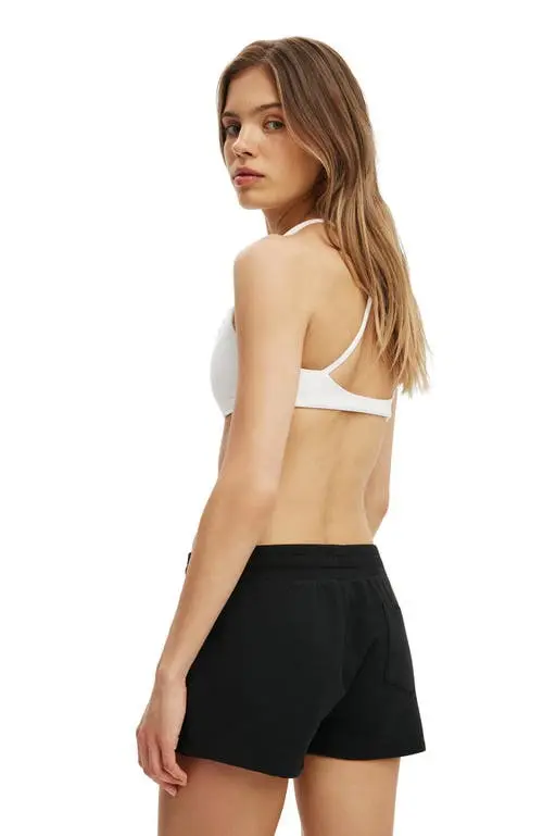 Cotton:on Active Stretch Modal Fleece Mini Short - Black