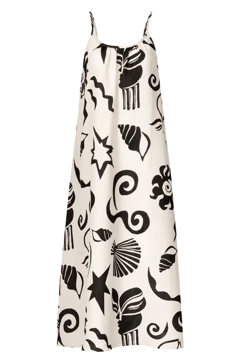 UNTITLED IN MOTION Ophelia Printed Maxi Dress - Thalassa