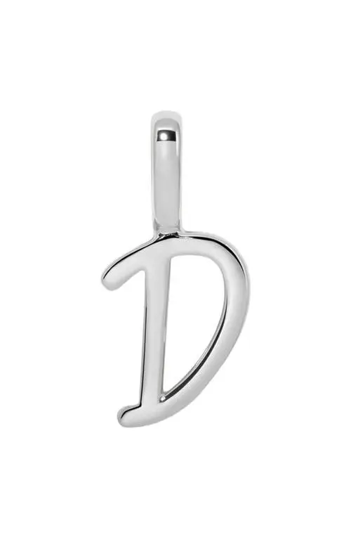 MADE BY MARY Script Initial Charm - Silver Initial D