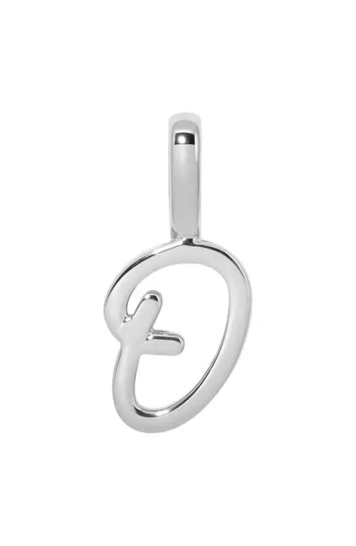 MADE BY MARY Script Initial Charm - Silver Initial O
