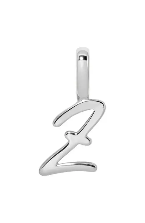 MADE BY MARY Script Initial Charm - Silver Initial Z