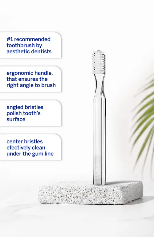 SUPERSMILE 2-pack New Generation Toothbrush - Clear