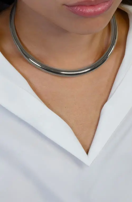 MARLYN SCHIFF Collar Necklace - Silver