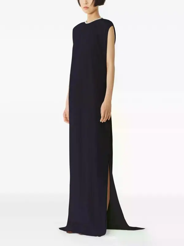 LANVIN Embellished Maxi Dress - Blue