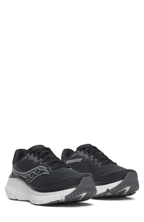 Saucony Guide 19 Running Shoe - Black/silver