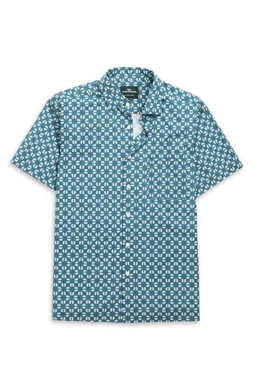 Rodd & Gunn Crown Hill Short Sleeve Button-up Shirt - Bluestone