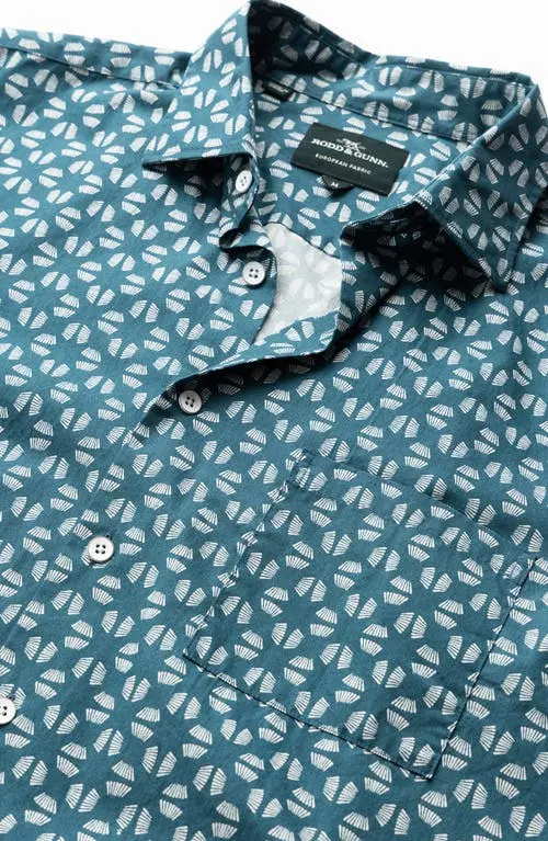 Rodd & Gunn Crown Hill Short Sleeve Button-up Shirt - Bluestone
