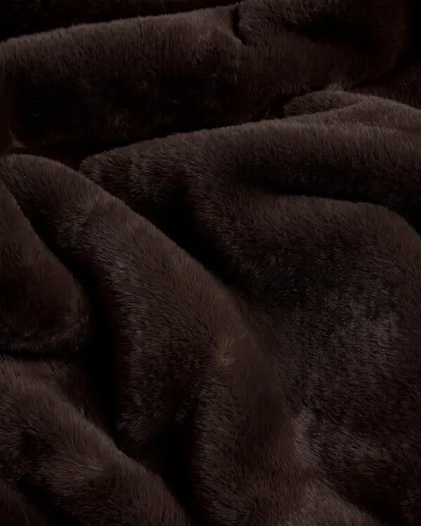 Apparis Brady Blanket - Espresso