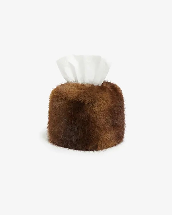 Apparis Davey Tissue Box Cover - Mink