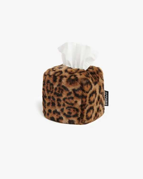Apparis Davey Tissue Box Cover - Leopard