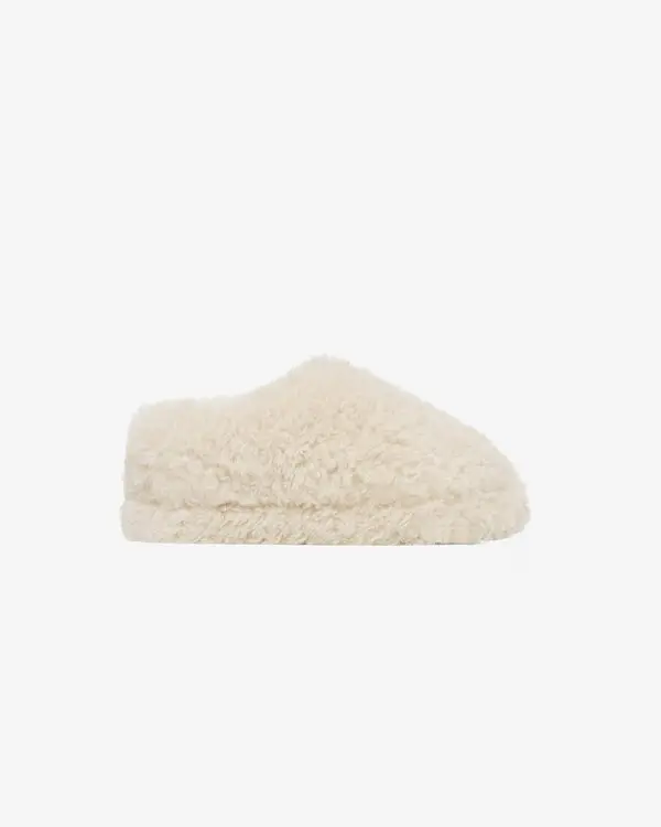 Apparis Misha Bouclette Slipper - Oat