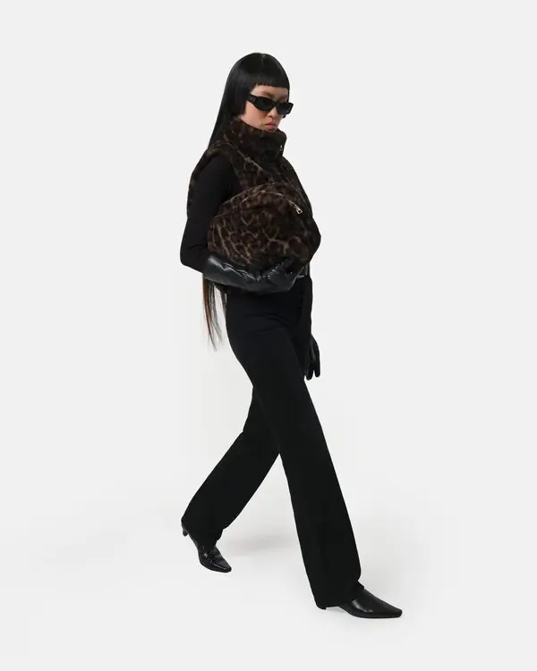 Apparis Jumbo Noor Pluche™ Travel Pouch - Dark Leopard