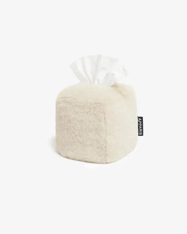 Apparis Davey Tissue Box Cover - Latte