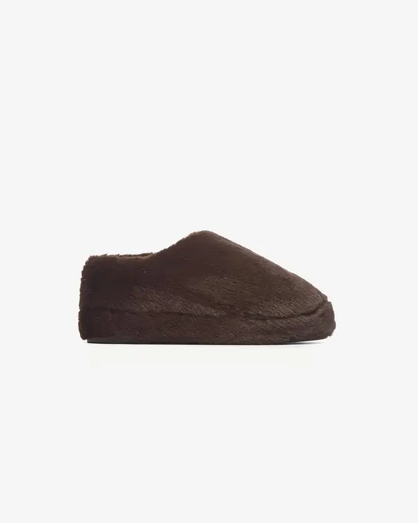 Apparis Misha Platform Slippers - Espresso
