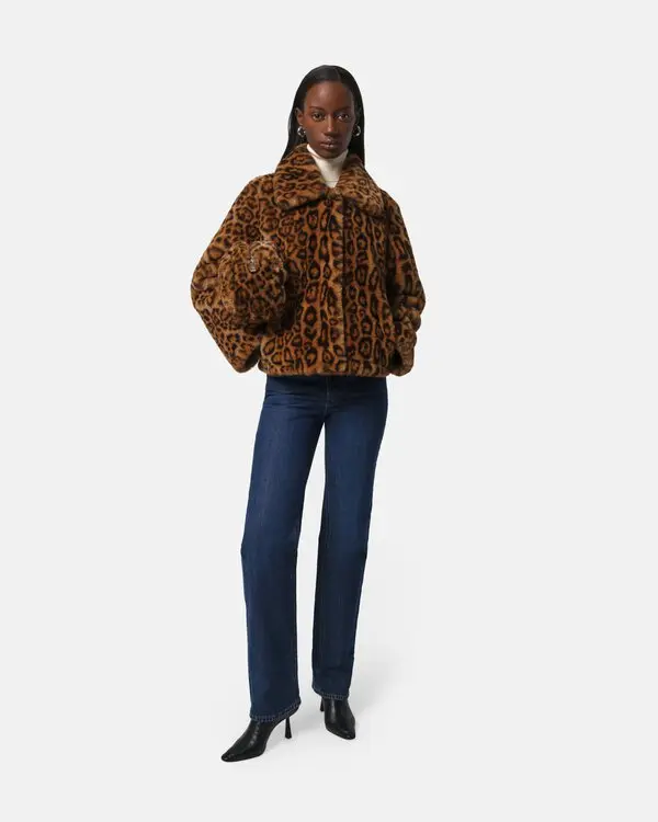 Apparis Jumbo Noor Pluche™ Travel Pouch - Leopard