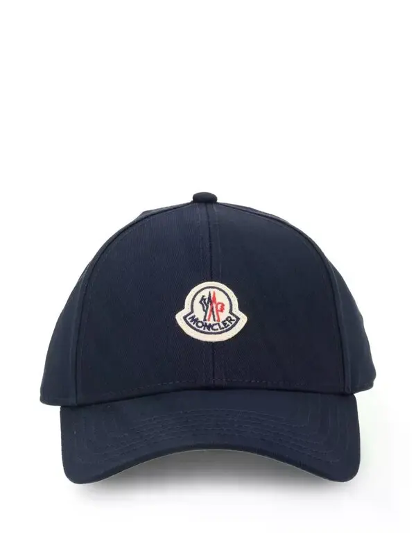 Moncler Logo-patch Baseball Cap - Blue