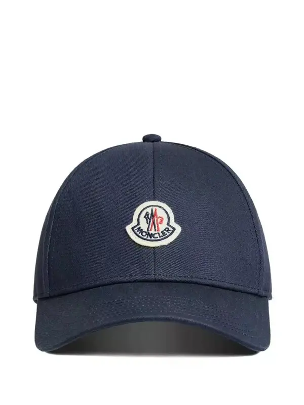 Moncler Logo-patch Baseball Cap - Blue
