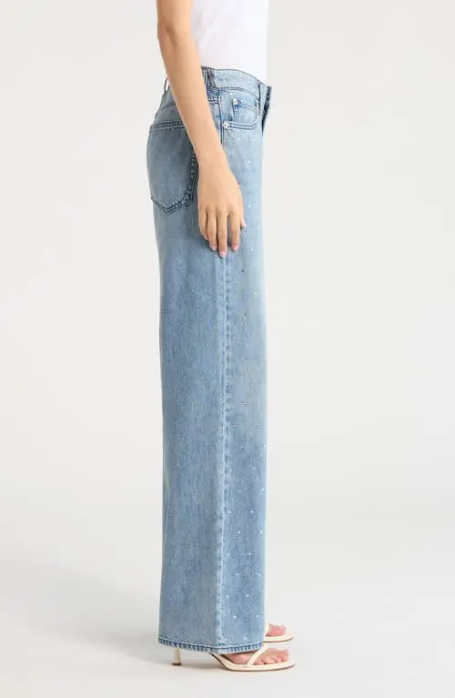 Rag & Bone Logan High-waist Wide Leg Jeans - Margo Jewel