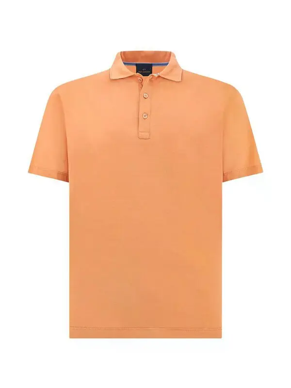 Paul & Shark Cotton Polo Shirt - Orange