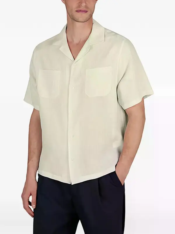 Paul & Shark Pocket Linen Shirt - Neutrals