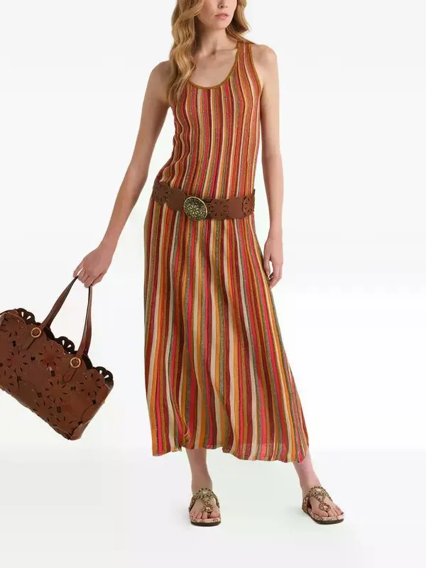 Malìparmi Flexage Striped Dress - Red