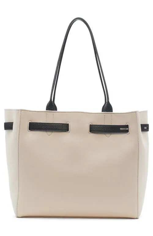TOM FORD Audrey Canvas Tote - Ecru/black