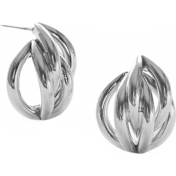 MARLYN SCHIFF Bria Drop Earrings - Silver