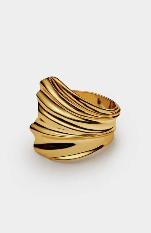 KATIE LOXTON Floramour Statement Ring - Gold