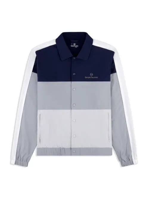 SERGIO TACCHINI Color-blocked Track Jacket - Sleet