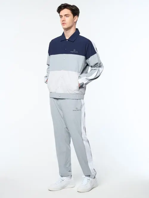 SERGIO TACCHINI Color-blocked Track Jacket - Sleet