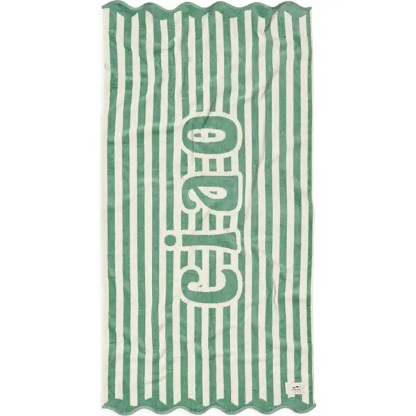 SLOWTIDE Ciao Beach Towel - Green
