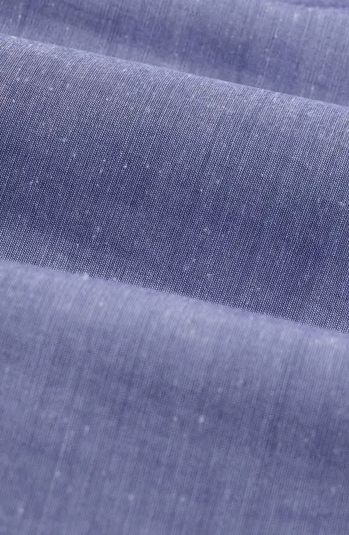 Bugatchi Axel Shaped Fit Cotton Blend Button-up Shirt - Indigo