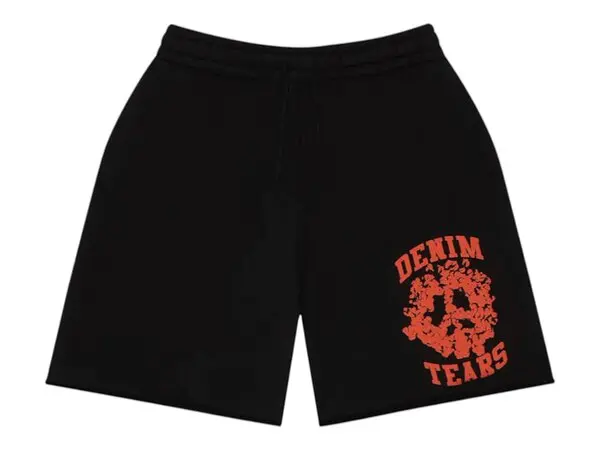 DENIM TEARS Denim University Sweatshorts - Black