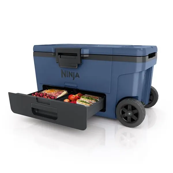 NINJA Frostvault 65qt Wheeled Cooler With Dry Zone - Lakeshore Blue