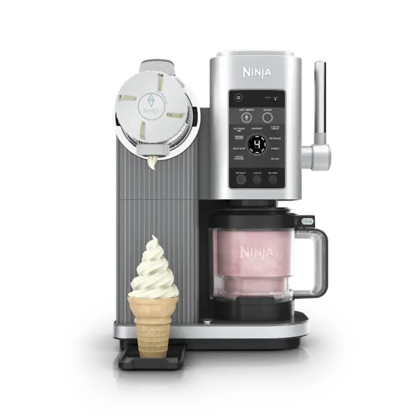 NINJA Creami Scoop & Swirl 13-in-1 Ice Cream And Soft Serve Maker - Platinum Silver