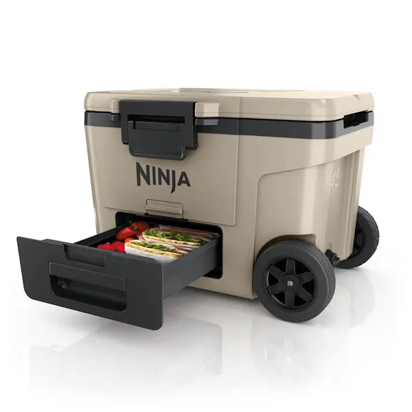NINJA Frostvault 45qt Wheeled Cooler With Dry Zone - Birch Beige
