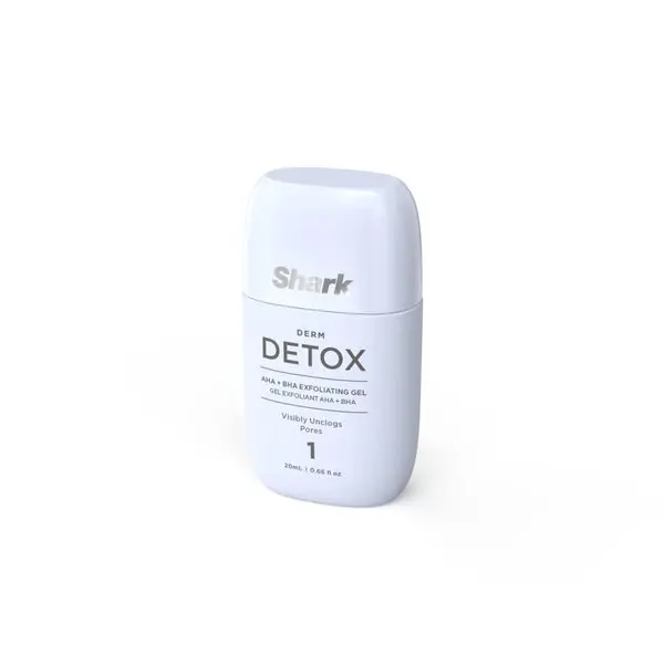 SHARK Derm Detox Aha & Bha Exfoliating Gel - White