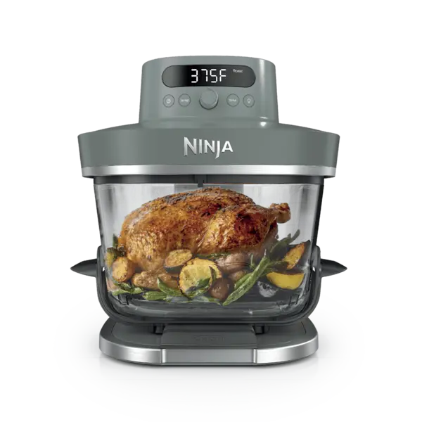 NINJA Crispi Pro 6-in-1 Countertop Glass Air Fryer - Ash Gray