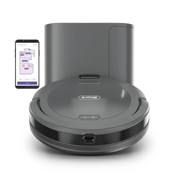 SHARK Navigator Robot Vacuum & Self-empty Base In Steel Grey - Shark Steel Grey