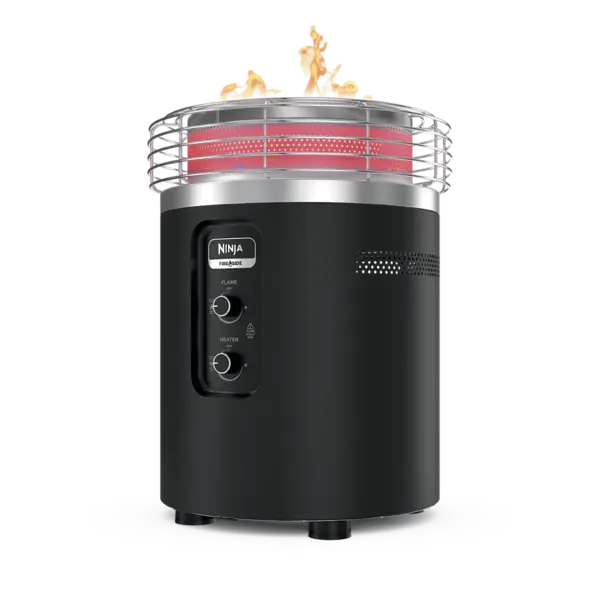 NINJA Fireside360 Fire Pit And Outdoor Heater - Black
