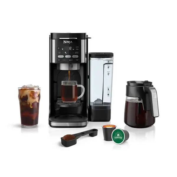 NINJA Dualbrew Hot & Iced Coffee Maker - Black/stainless
