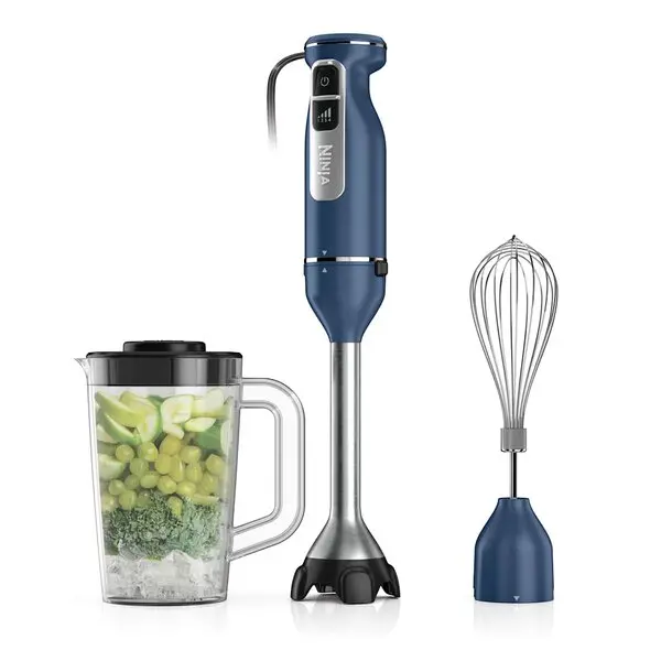 NINJA Power Duo Immersion Blender With Whisk - Deep Navy
