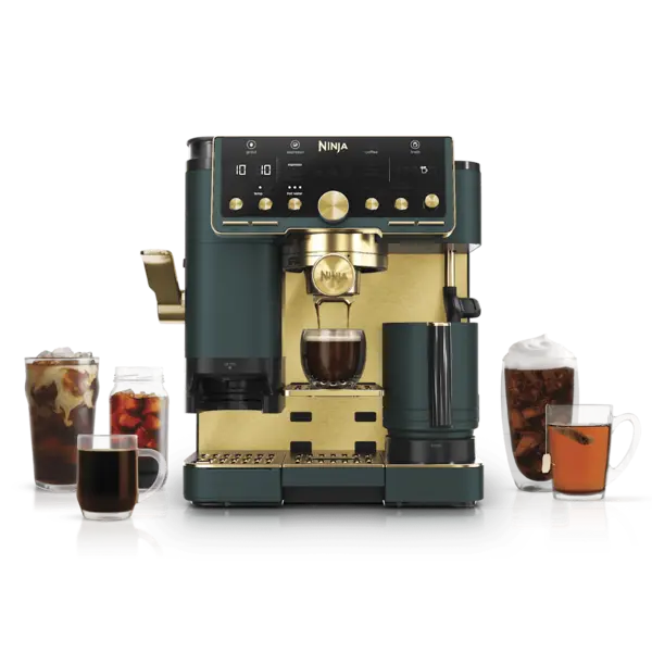 NINJA Luxe Cafe Pro Espresso Machine In Emerald In Emerald /gold - Emerald/gold