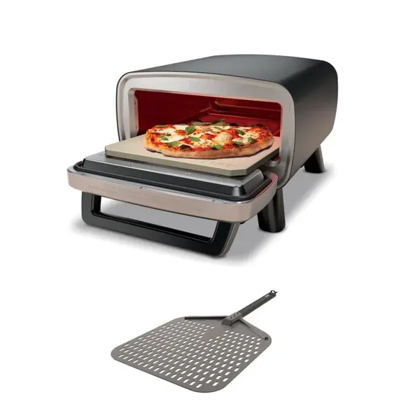NINJA Artisan 5-in-1 Electric Pizza Oven With Pizza Peel - Dark Gray