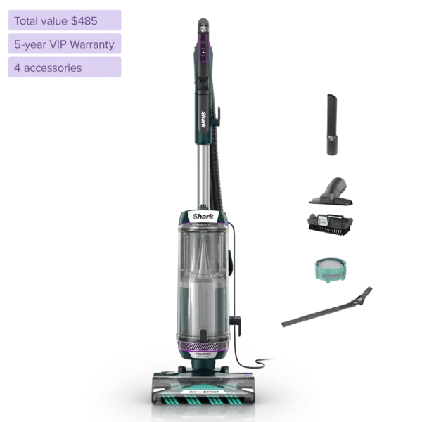 SHARK Powerdetect Upright Vacuum With Ultimate Cleaning Tools Bundle - One-color