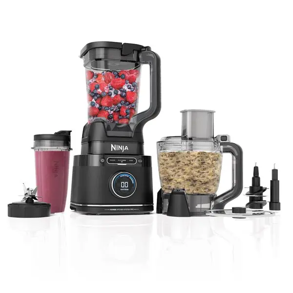 NINJA Detect Kitchen System Power Blender Plus Processor Pro With Blendsense Technology - Black