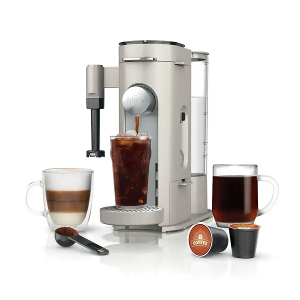 NINJA Single-serve Pods & Grounds Specialty Coffee Maker - Stone